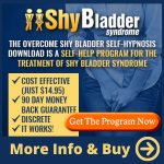Shy Bladder Syndrome - Self Help Treatment For Paruresis